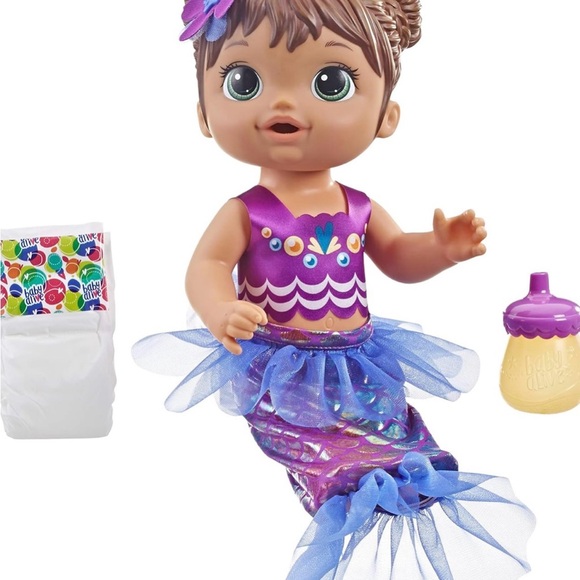 Baby Alive | Toys | Baby Alive Shimmer N Splash Mermaid Hasbro Doll ...